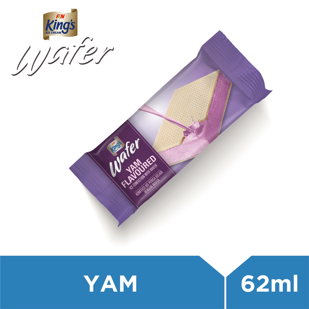 King's Wafer Yam Ice Cream (24 bars, 62ml Each) | Shopee Malaysia