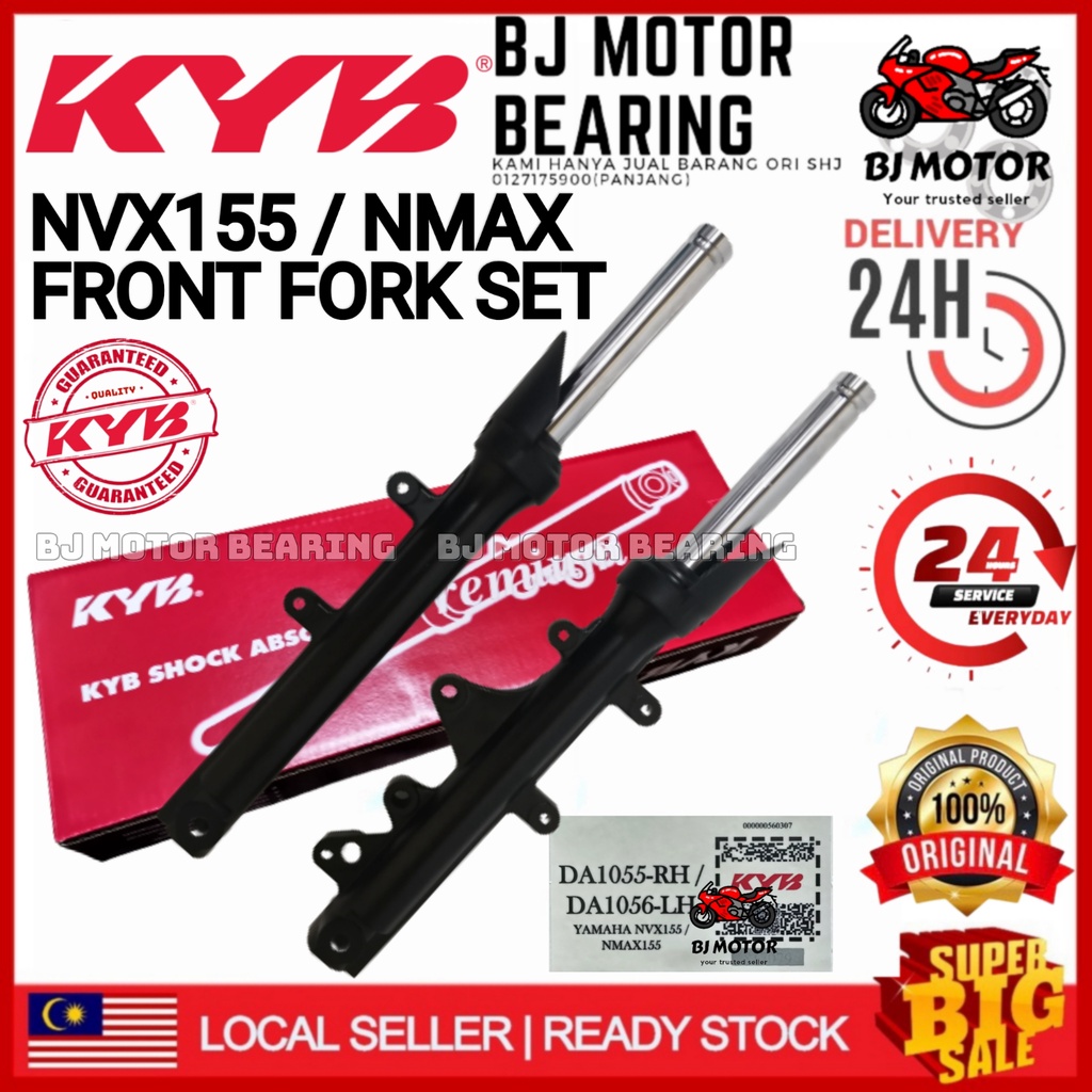 FORK SET NVX DAMPER DEPAN T FORK UNDER BRACKET KYB YAMAHA NVX155 V1 ...