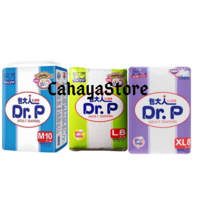 Dr.p Adult Diapers Basic TYPE M10/L8/XL8/Adhesive Adult Diapers Dr.P ...