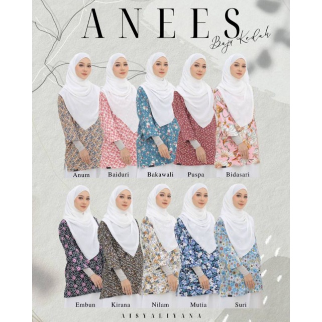 🌺NEW DESIGN BAJU KEDAH ANESS🌺 | Shopee Malaysia