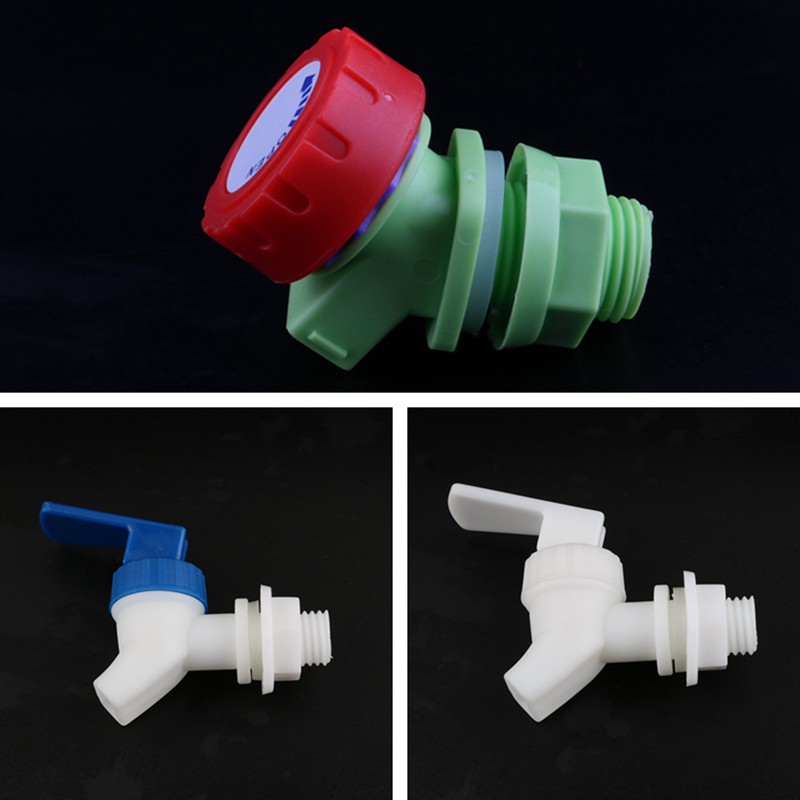 Water Tank Adapter Plastic Tap Valve Fittings Garden Water Connectors ...