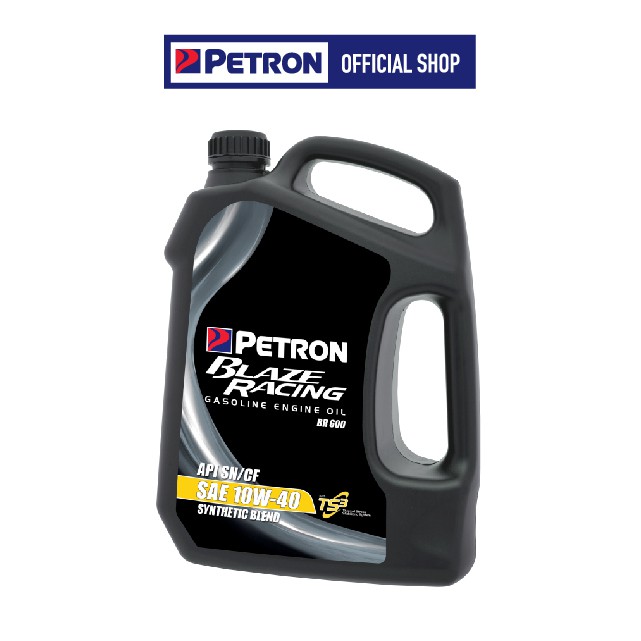 Petron Blaze Racing Synthetic Blend 10W-40 Engine Oil (4L) | Shopee ...