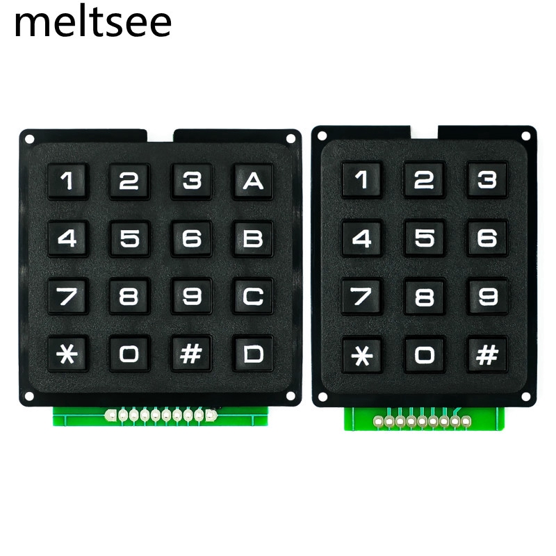 4 x 4 4 x 3 Matrix Array 12 16 Keys 4*4 4*3 Switch Keypad Matrix Keyboard Module for Arduino ...