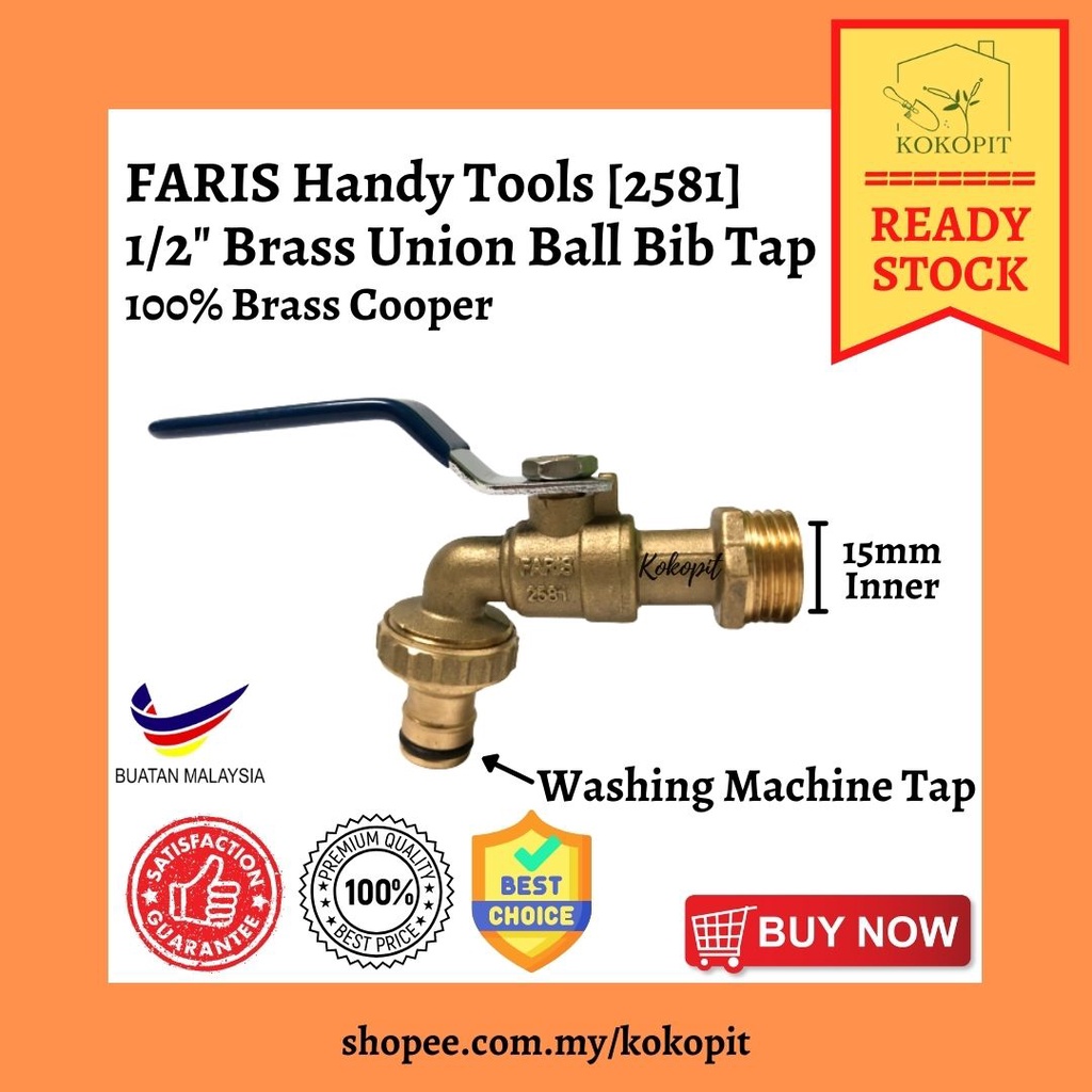 💥READY STOCK💥CORSA 1/2" Brass Ball Tap 100% Brass Cooper | Shopee Malaysia