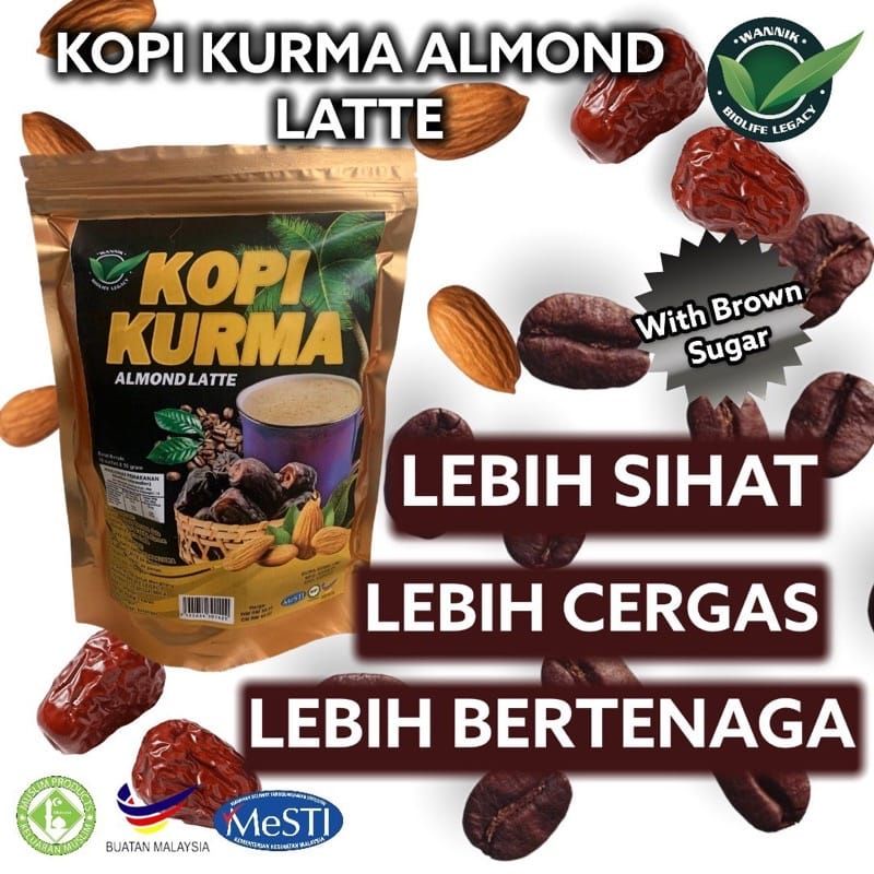 Kopi Kurma Almond Latte menjadi pilihan ramai masa kini. Lebih Sihat ...