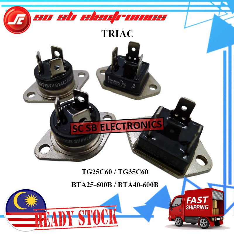 TRIAC SANREX JAPAN TG25C60 / TG35C60 / BTA25-600B / BTA40-600B TRI ...