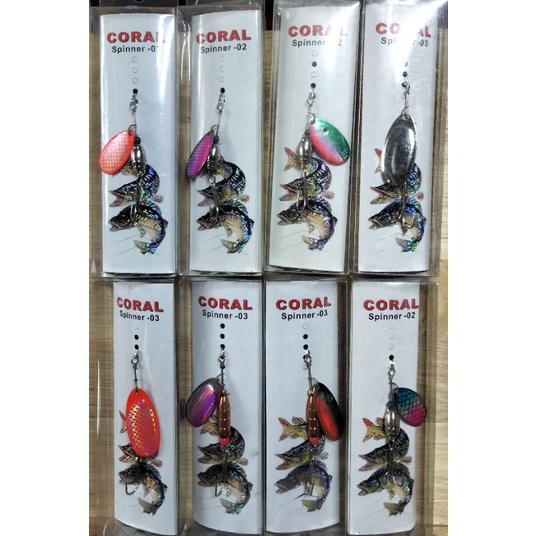 🇲🇾 SPOON CORAL SPINNER CLEAR STOK 🔥🔥🔥 6G, 8G & 12G HOT ITEM | Shopee ...