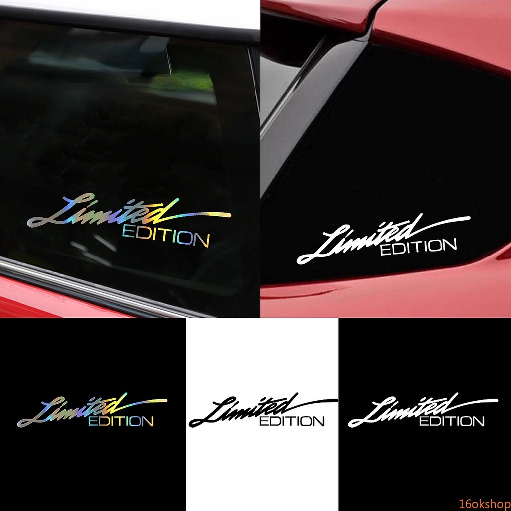 2pcs Car Reflective Sticker Limited Edition Creative motor ex5 car ...