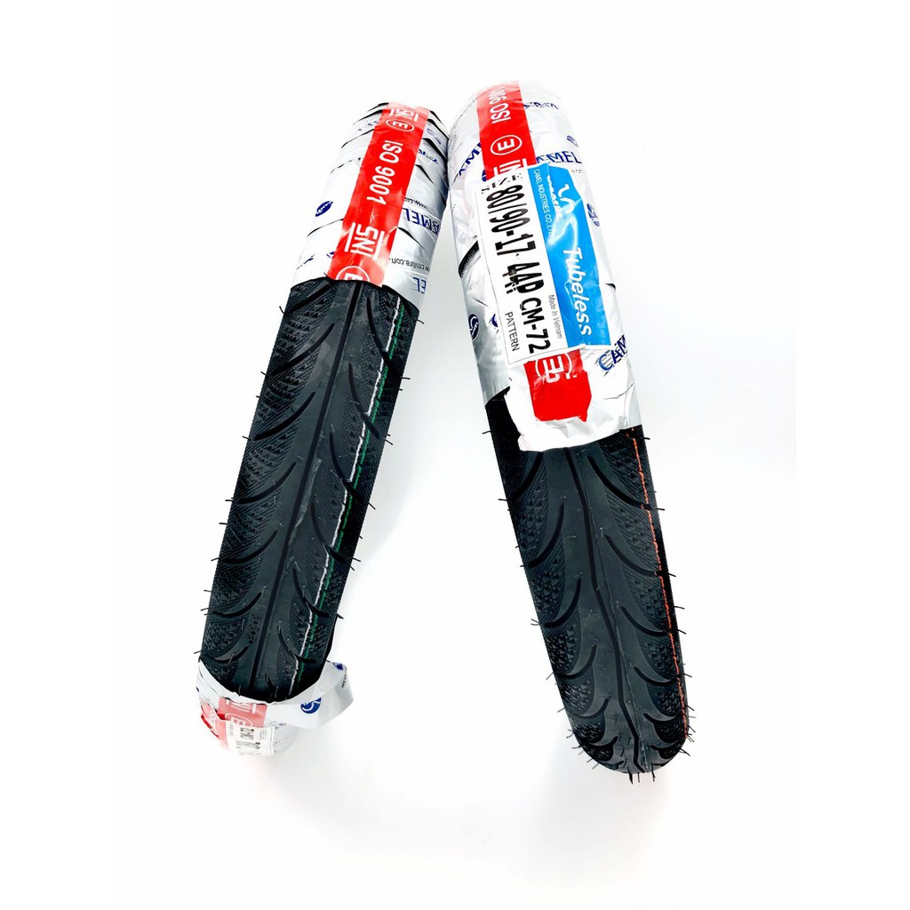 CAMEL / CHEETAH TYRE 70/90X17 + 80/90X17 CM-72 (TUBELESS) diamondLC135 ...