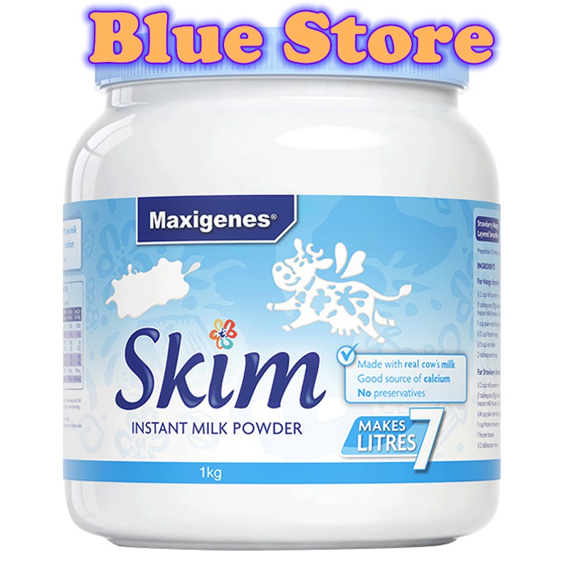 Maxigenes Skim Instant Milk Powder 1kg | Shopee Malaysia