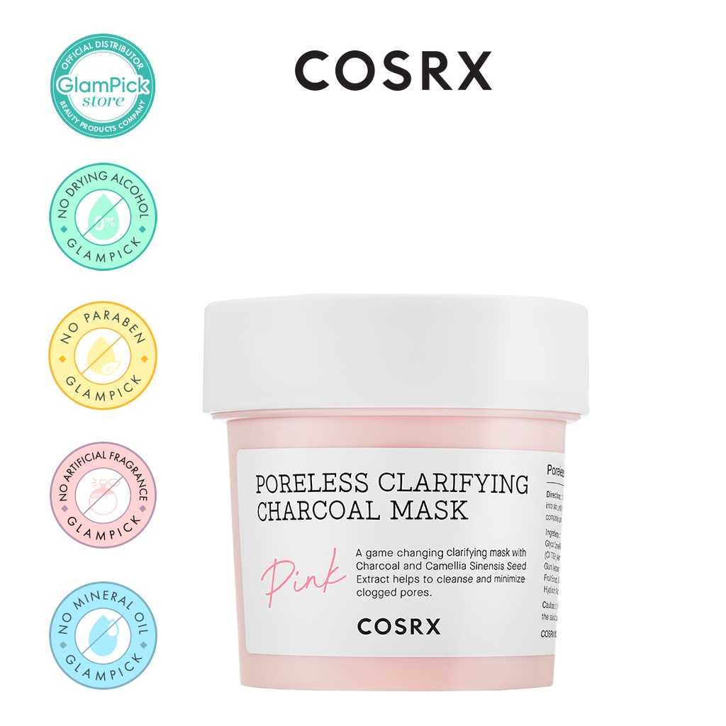 COSRX Poreless Clarifying Charcoal Mask [PINK] 110g | Shopee Malaysia