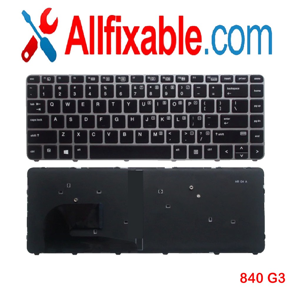 HP Elitebook 840 G4 848 G4 830 G3 No Backlit Series 836308-041 Notebook ...