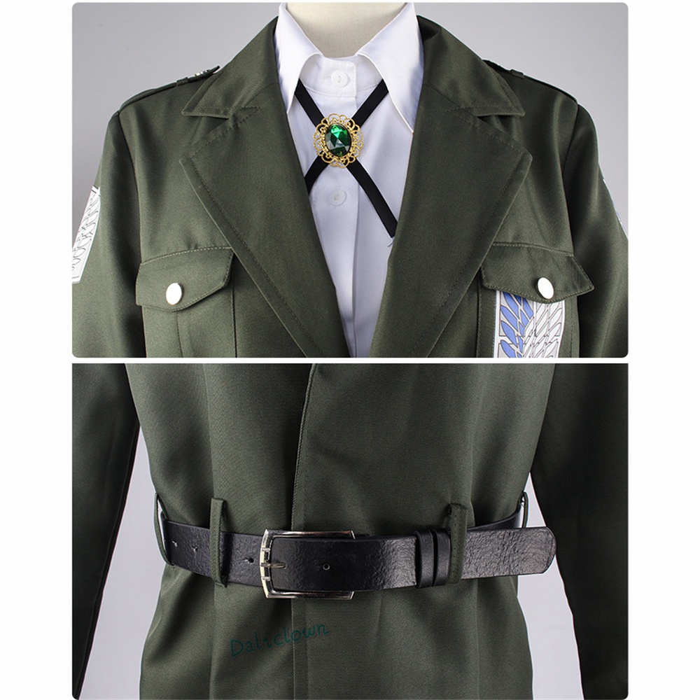 Attack on Titan Cosplay Levi Costume Shingek No Kyojin Scouting Legion ...