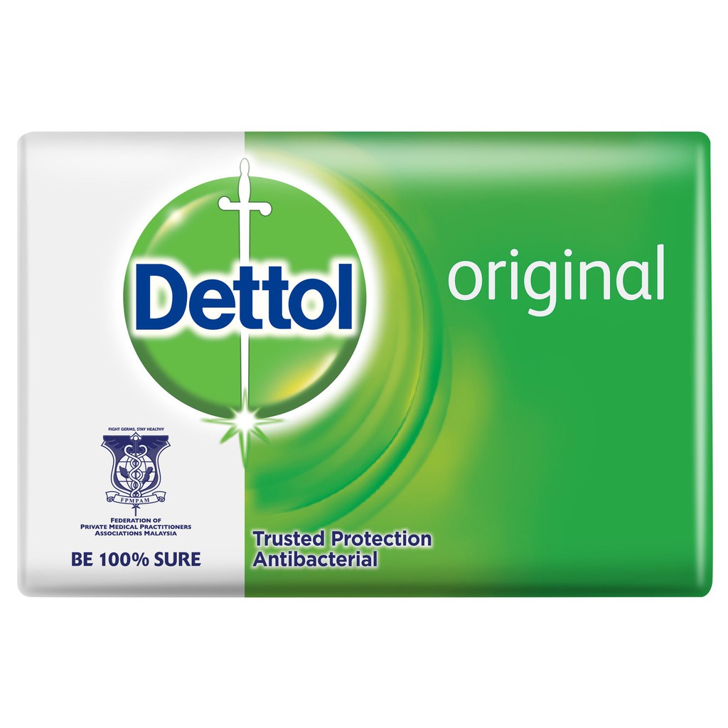 Sabun Dettol Bar Soap 60g (3 bar soap) | Shopee Malaysia