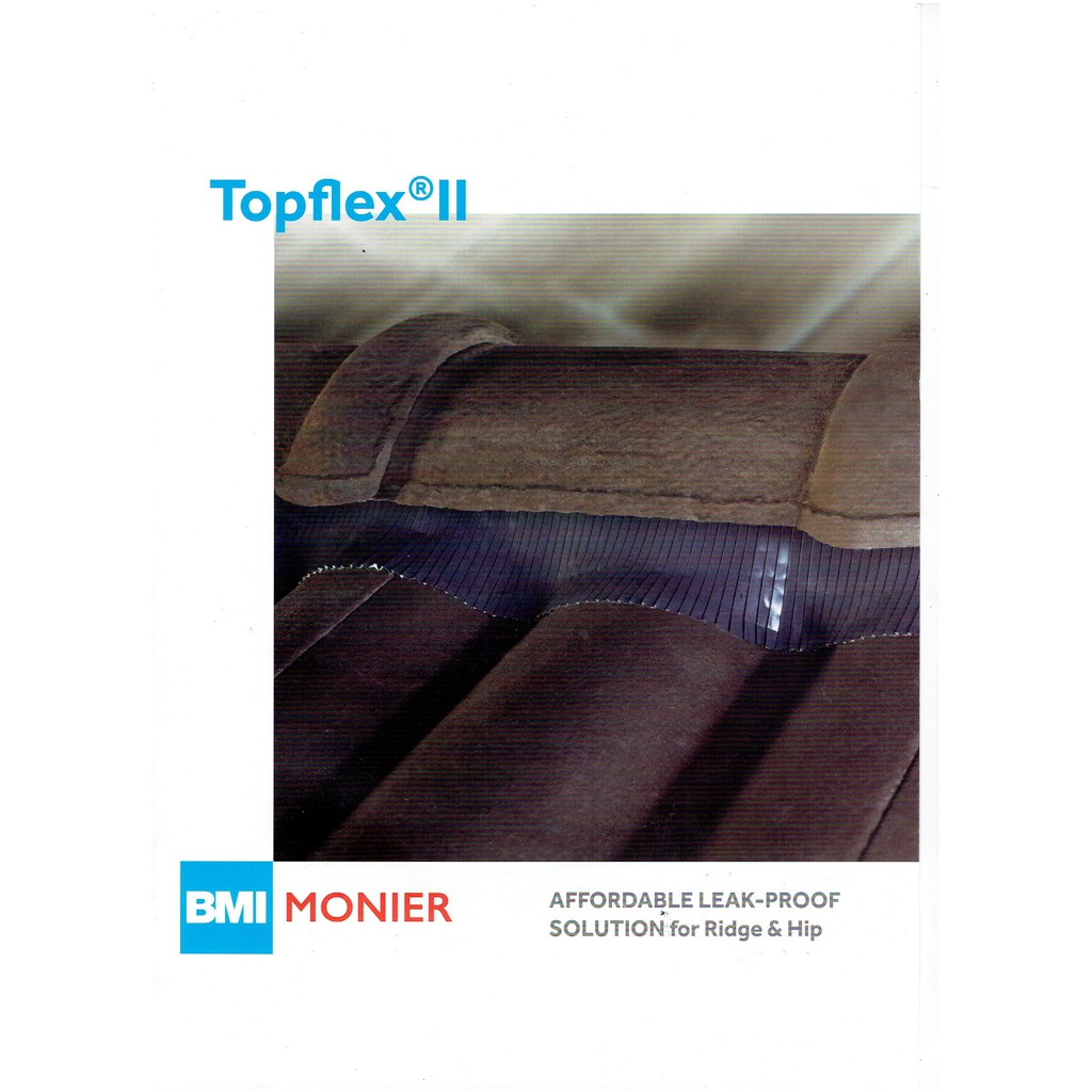 Topflex II - Monier Leak-Proof Solution for Ridge and Hip / Cara ...