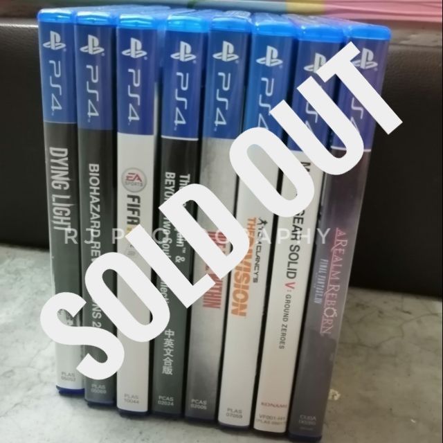 PS4 (PLAYSTATION 4) USED GAMES | Shopee Malaysia