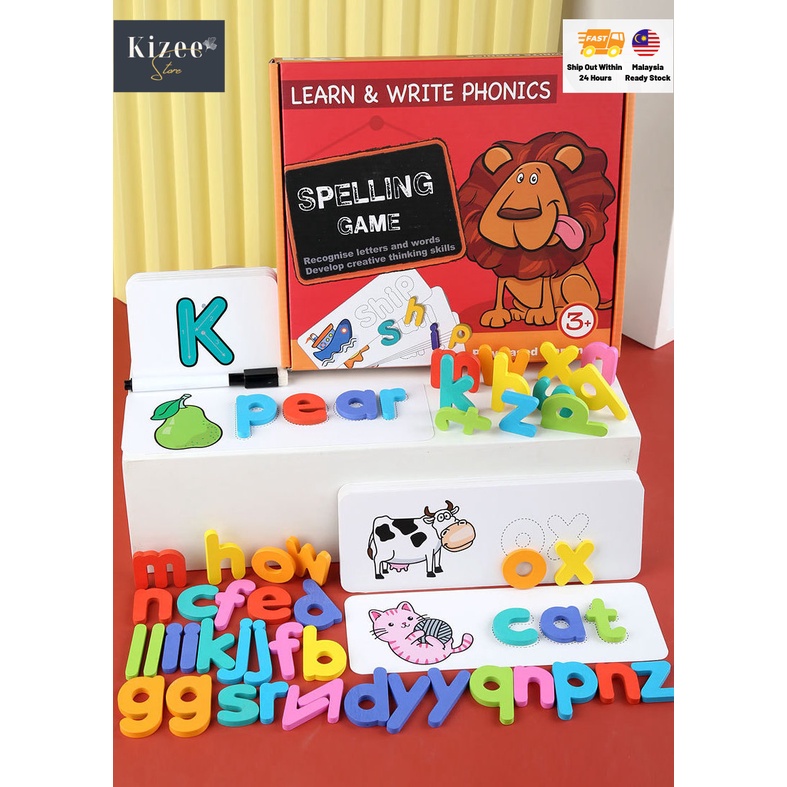 🇲🇾Ready Stock🔥Early Learning Words Jumble Learn & Write Phonics For ...