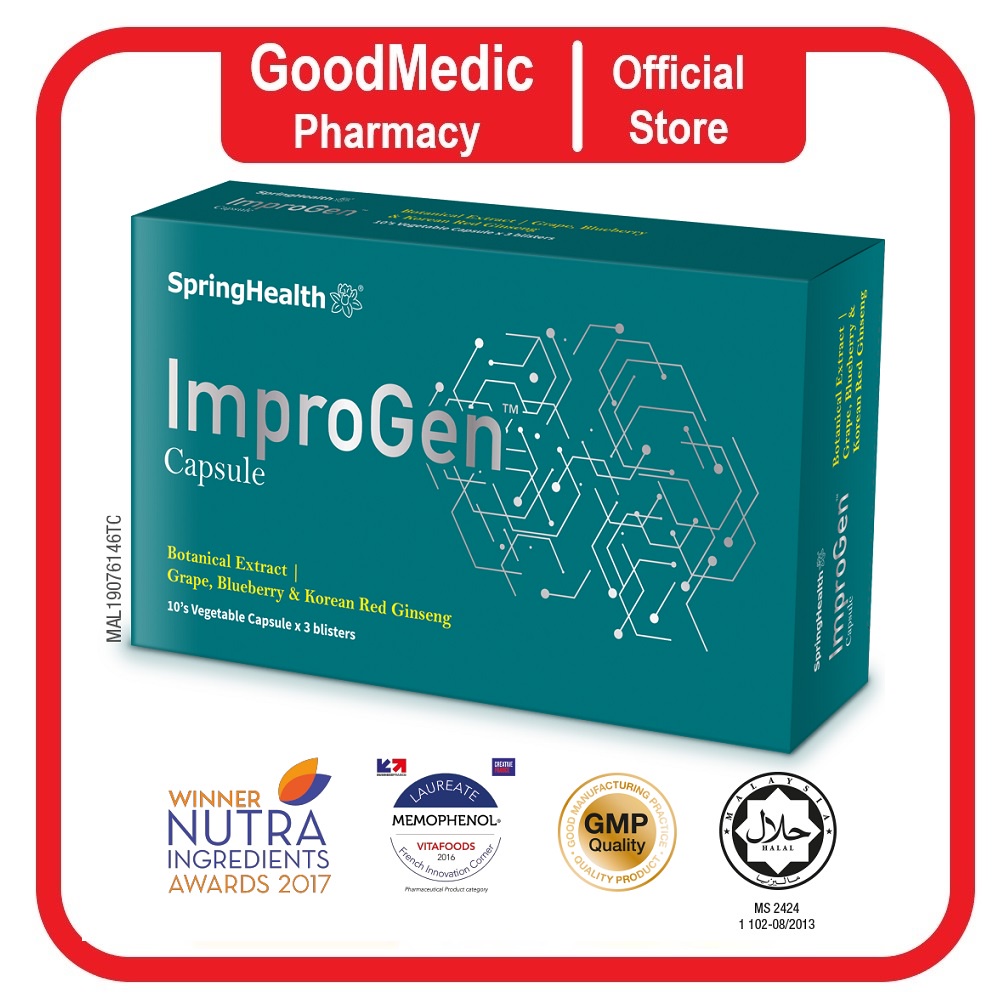 Improgen Capsule 30s - Support memory and cognitive performance - exp ...