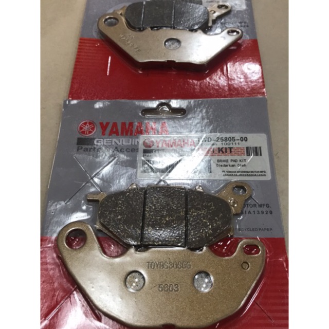 DYNOPRO YAMAHA R25 R15 MT25 MT15 DISC BRAKE PAD CERAMIC REAR FRONT ...