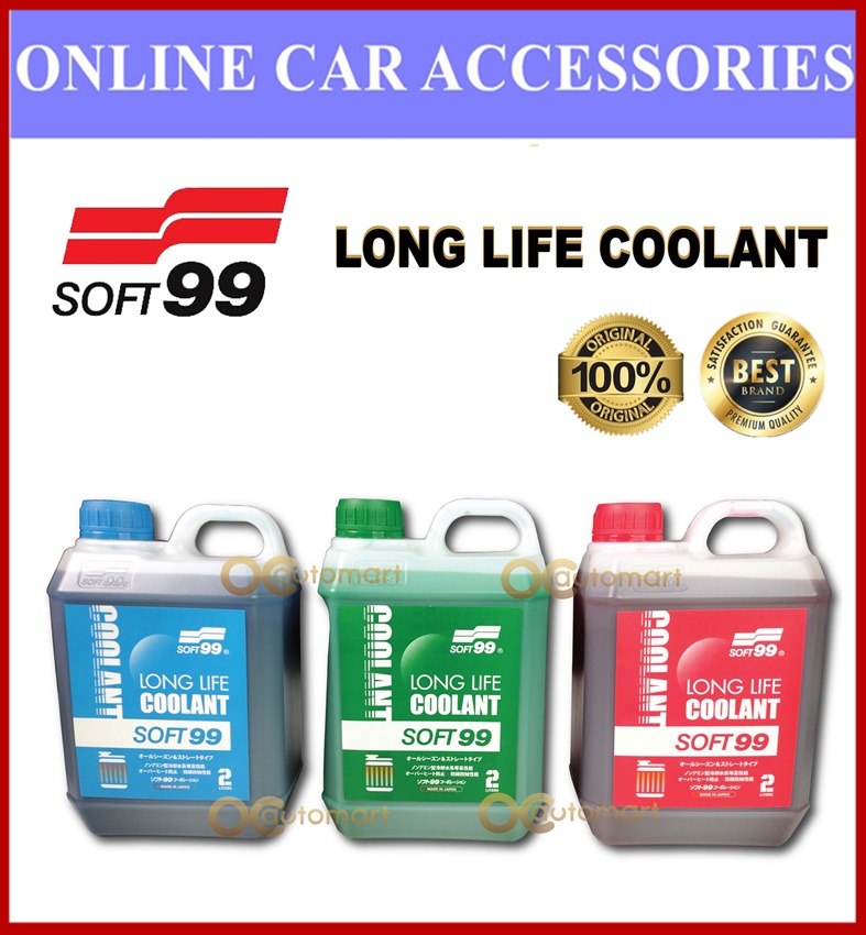 Soft 99 / Soft99 Long Life Coolant 2Liter Made In Japan ( Green / Red ...