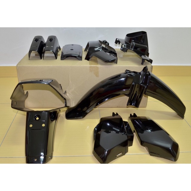 COVER SET COMPLETE HONDA EX5 /EX5 DREAM HITAM | Shopee Malaysia