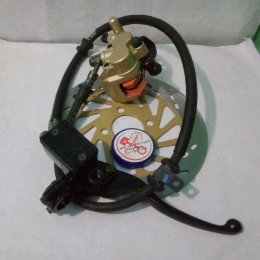 DISC BRAKE ASSY FRONT SET/COMPLETE DISC BRAKE CALIPER SUZUKI SMASH 110 ...