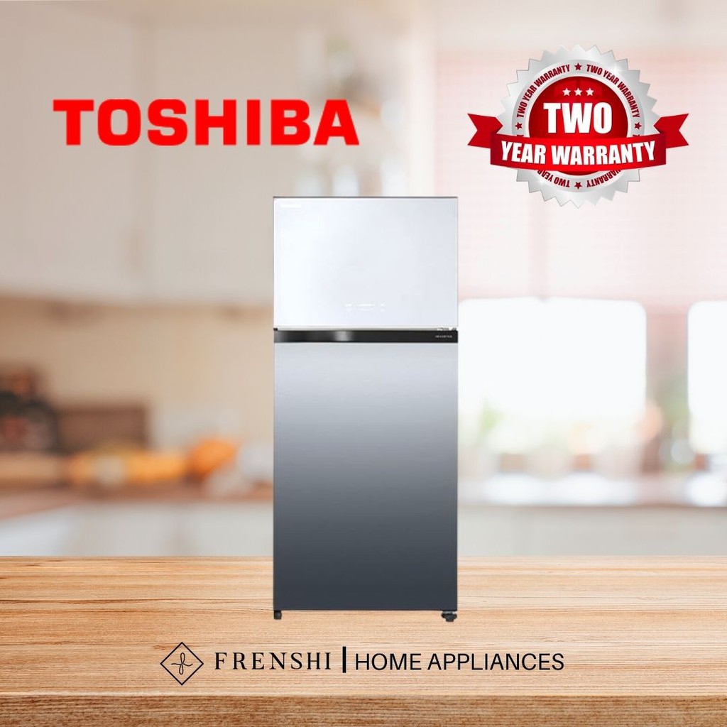 Toshiba 661L 2-Doors (Mirror) Duo Hybrid Inverter Refrigerator GR ...