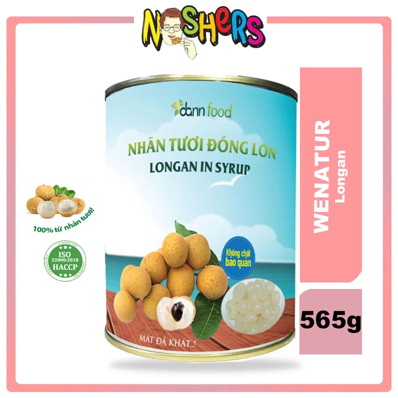 Noshers Dann Food Canned Longan in Syrup to Eat Pure and Natural Super ...