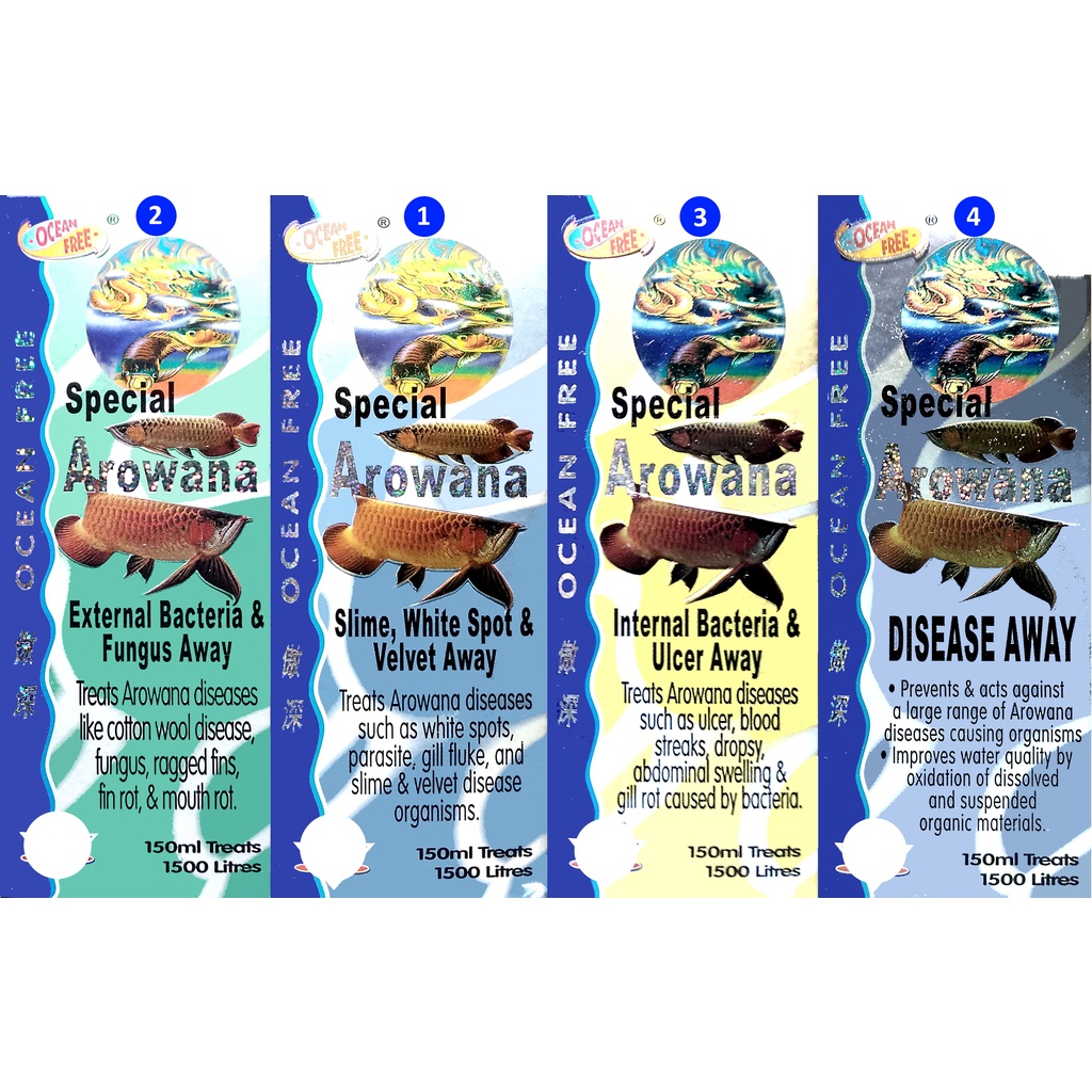 [KL READY STOCK]OF Fish AROWANA MEDICINE Arowana Medication White Spot ...
