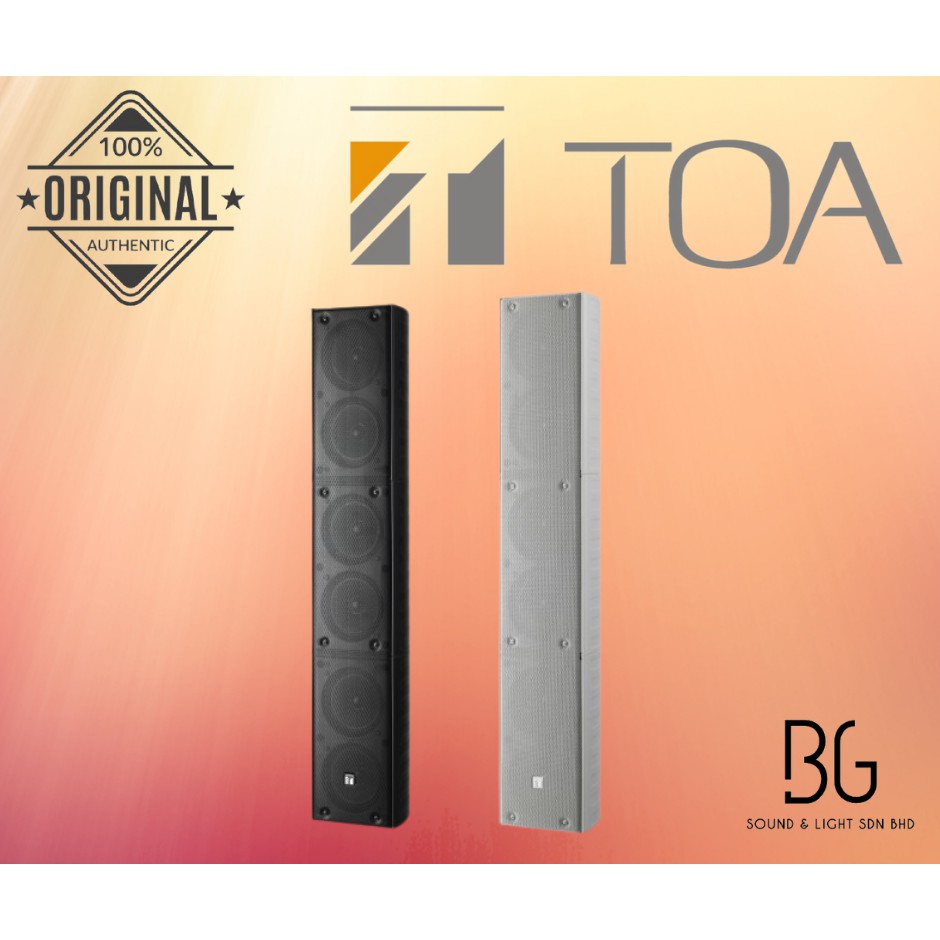 TOA TZ-606 Speaker Column Speaker TZ-606B / TZ-606W Column Speaker with Matching Transformer ...
