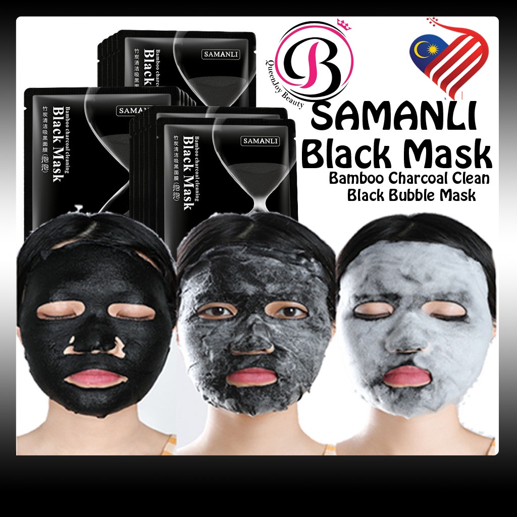 🇲🇾 💖🔥Ready Stock🔥💖 Samanli Bubble Bamboo Charcoal Cleaning Face Mask ...
