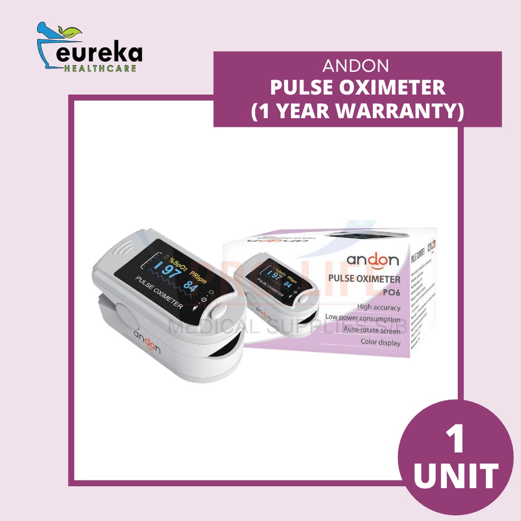 [MDA APPROVED] ANDON FINGERTIP PULSE OXIMETER (1 YEAR WARRANTY ...