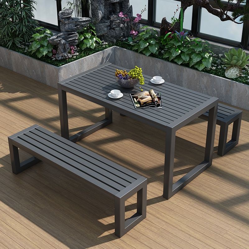 Outdoor furniture leisure garden villa garden park plastic wood ...