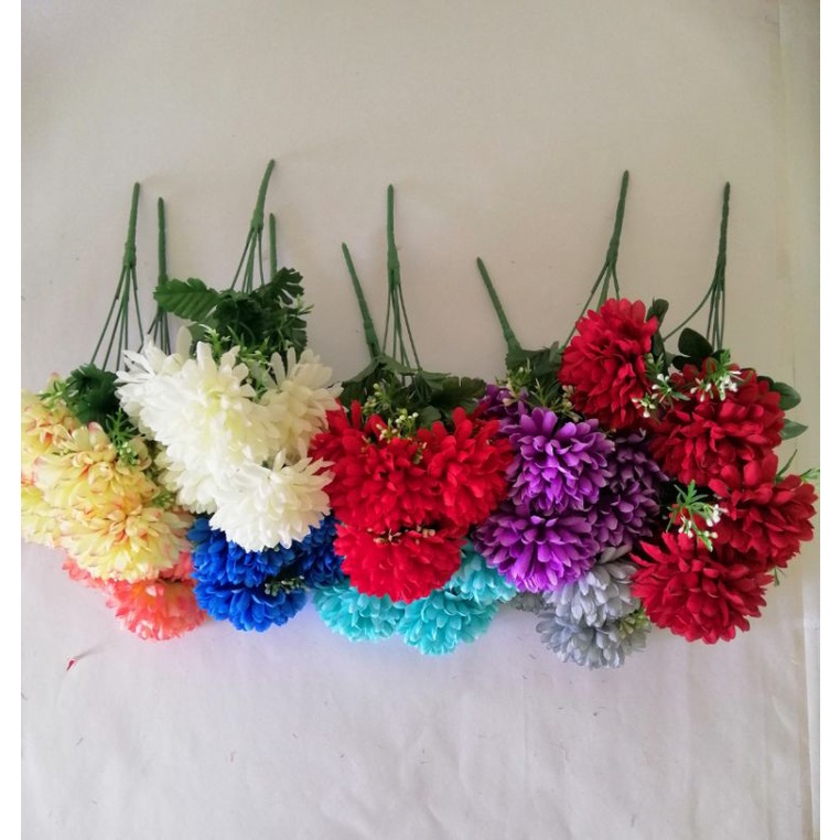 Bunga Hiasan Mum x5 kuntum/Flower Mum💐/Bunga Hantaran 17051679 | Shopee ...