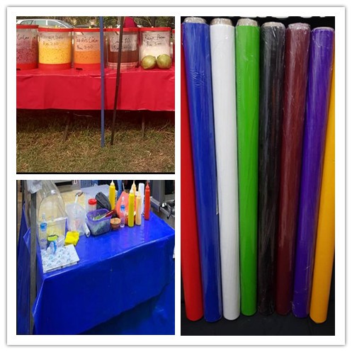 TERBARU!!!🔥27 Meter/ Roll, Alas Meja Plastik Warna, Alas Meja Warung ...