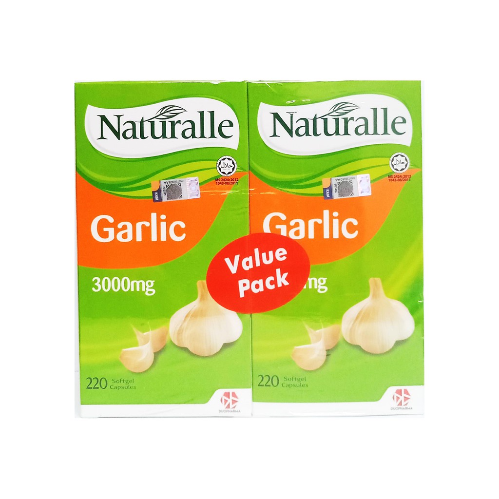 [Naturalle Garlic 3000mg Soft-gel] (220's + 220's) | Shopee Malaysia