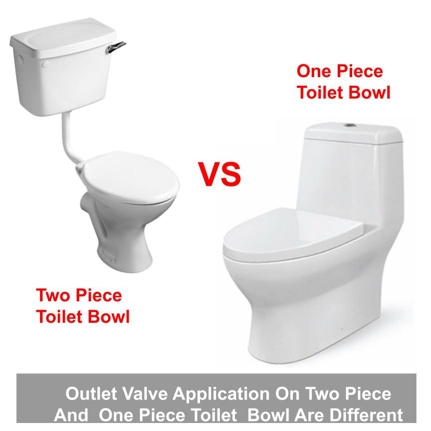 Injap Tandas Front / Side Lever Flapper Outlet Valve Toilet Outlet ...