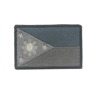 Philippines Flag Patch Skull Embroidery Patch Philippine Flag IR Infrared Reflective Patches ...