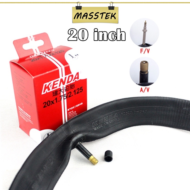 MASSTEK 1pc 20 inch Bike Inner Tube Mountain Bike Tube BMX Foldable ...