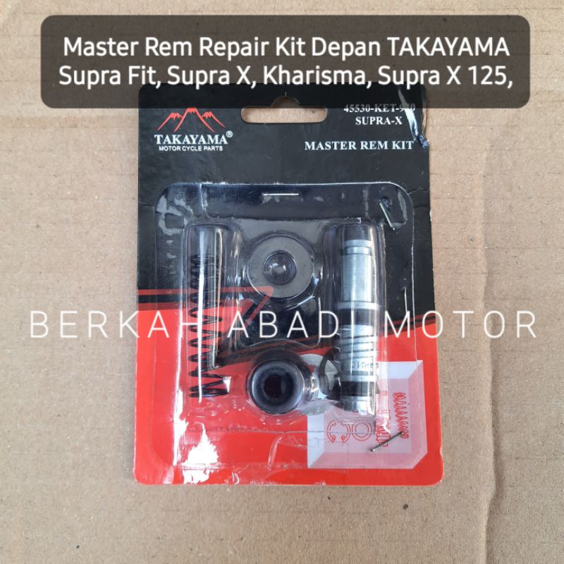 Front Repair Kit Brake Master Supra X Fit 125 Kharisma TAKAYAMA | Fill ...