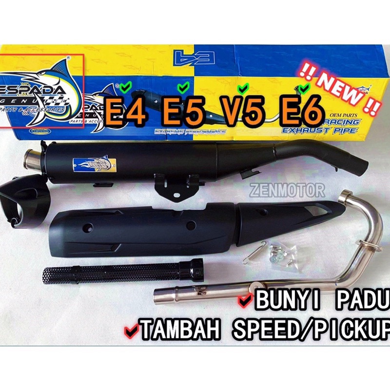 🔥🔥 LC135 Y15ZR RS150 Y16ZR EX5 EXHAUST ESPADA EKZOS LC Y15 Y16 RS ...