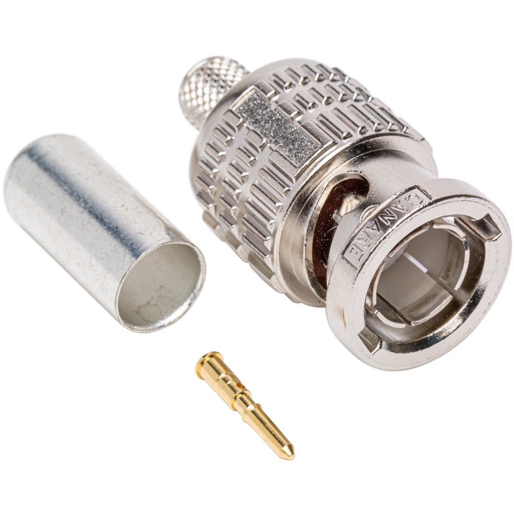 Canare BCP-A4 75 Ohm BNC Connector, Straight Crimp Plug For L-4CFB Cable (1 PCS) | Shopee Malaysia