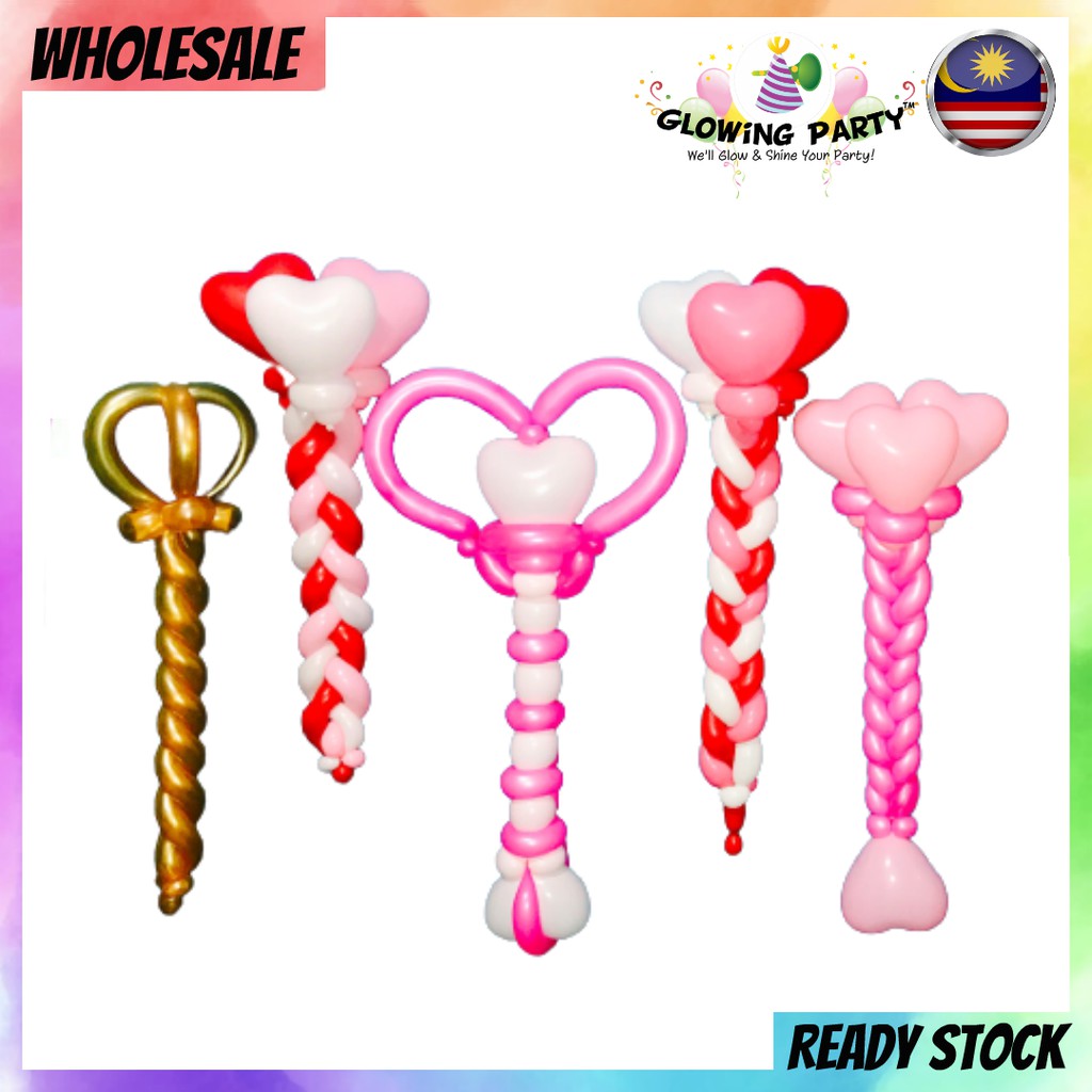 (Pack 50pcs) Twisting Modelling 260 Balloon Malaysia Brand Glowtex ...