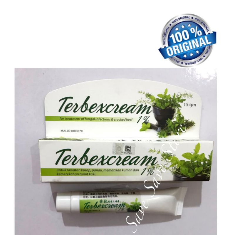 Terbexcream fungal infections &cracked heel 特效杀菌止痒膏 15gm Exp 2028 ...