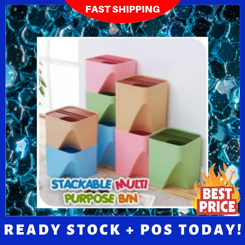 Stackable Multi Purpose Bin (BIGSMALL) | Shopee Malaysia