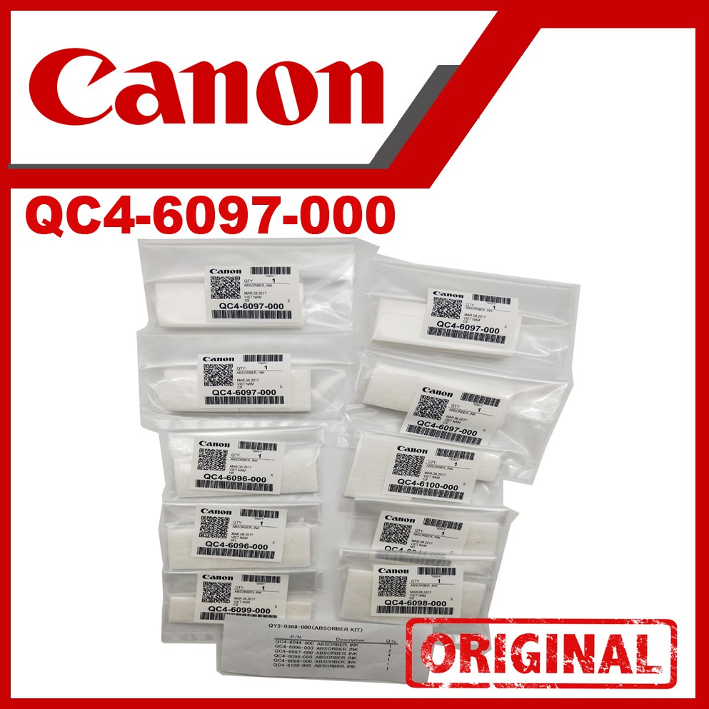 Official CANON PIXMA E500 E510 E560 E600 E610 (ABSORBER KIT SPONGE) QY5-0368-000 | Shopee Malaysia