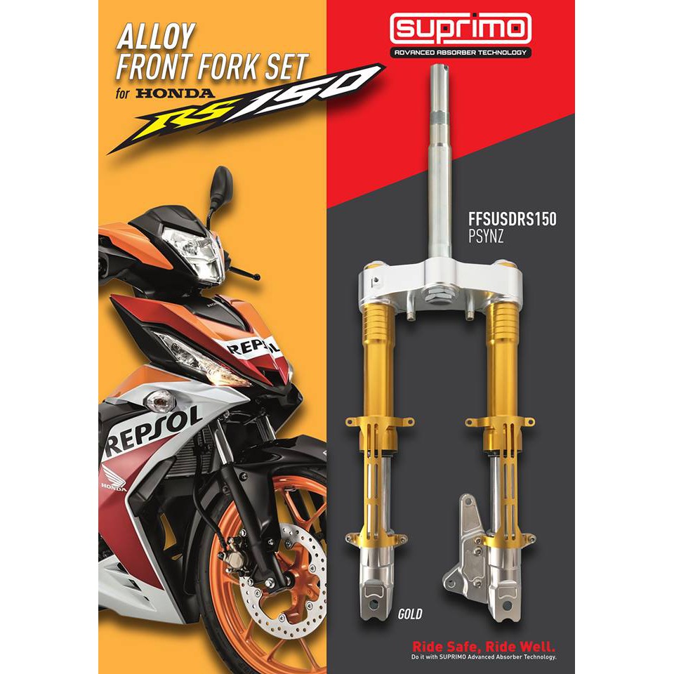 HONDA RS150 RS 150 RS150R SUPRIMO UP SIDE DOWN FORK ALLOY (ALLOY FRONT ...
