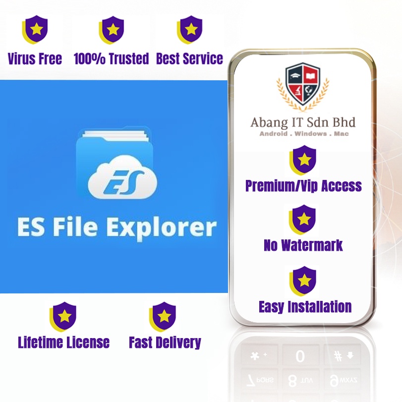 ES File Explorer - Android App (Premium/Gold/VIP Access) - No Watermark ...