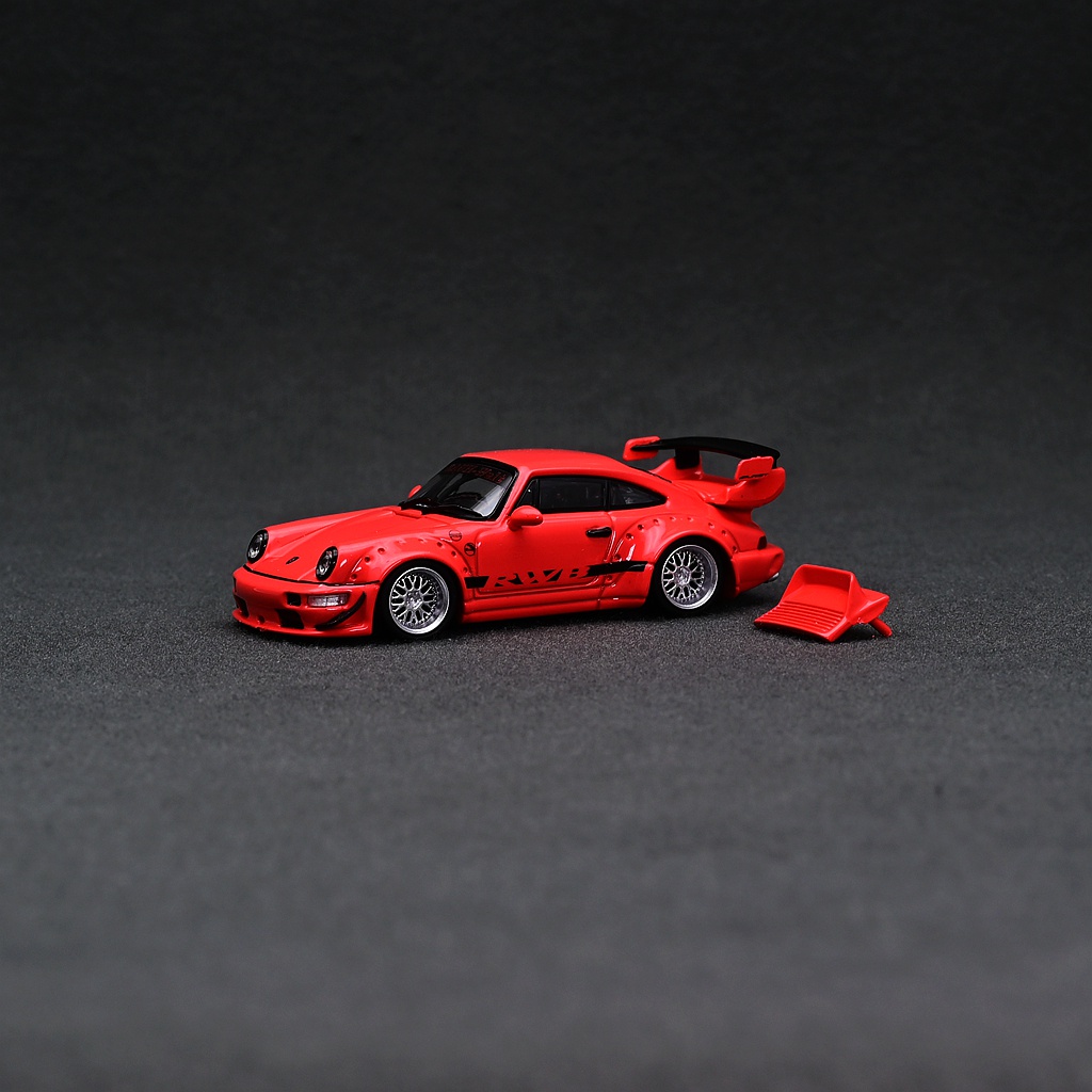 CM Model Porsche RWB 964 Red (Interchangeable GT Wing / Ducktail ...
