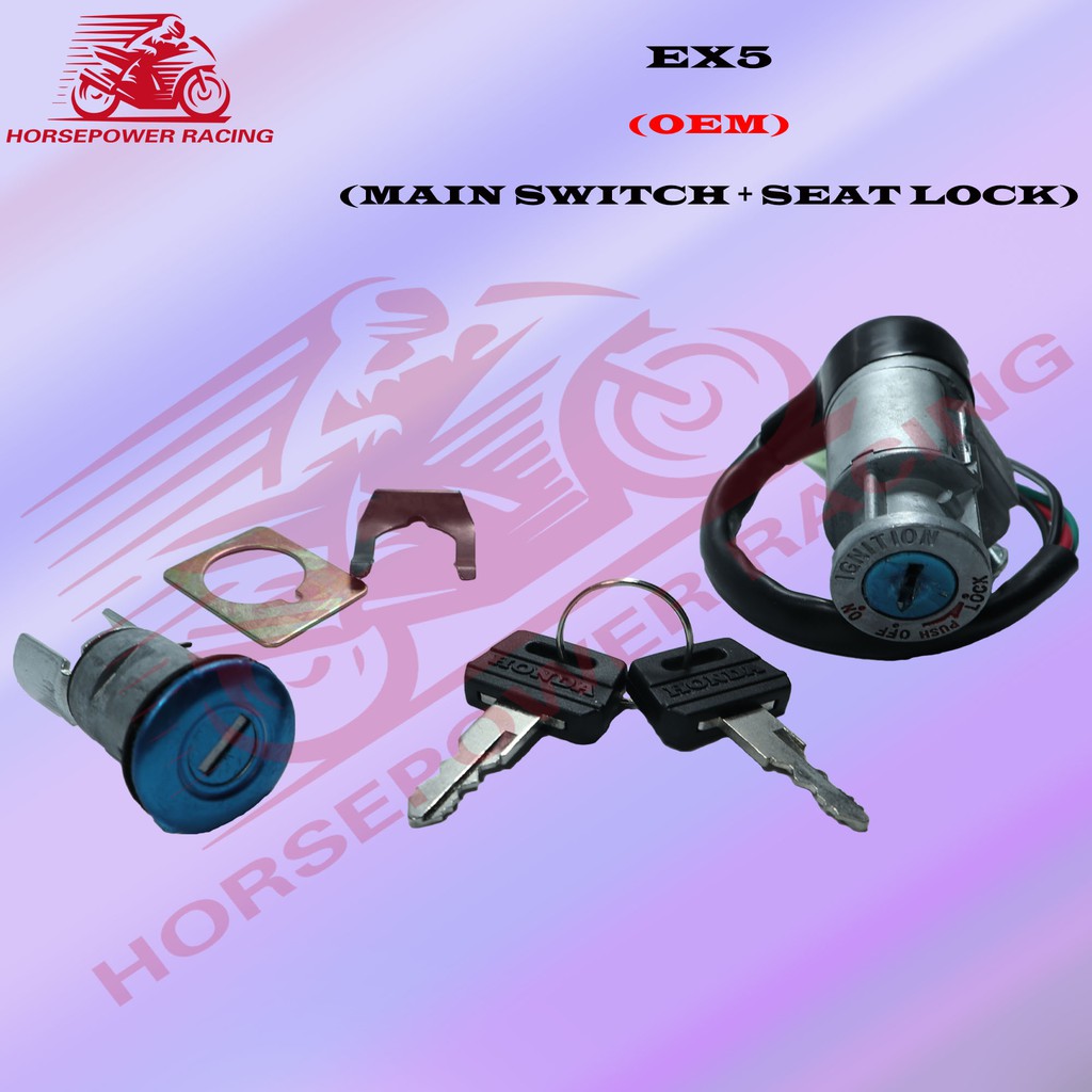 EX5 ORI THAI IGNITION MAIN SWITCH ASSY + SEAT LOCK HONDA | Shopee Malaysia